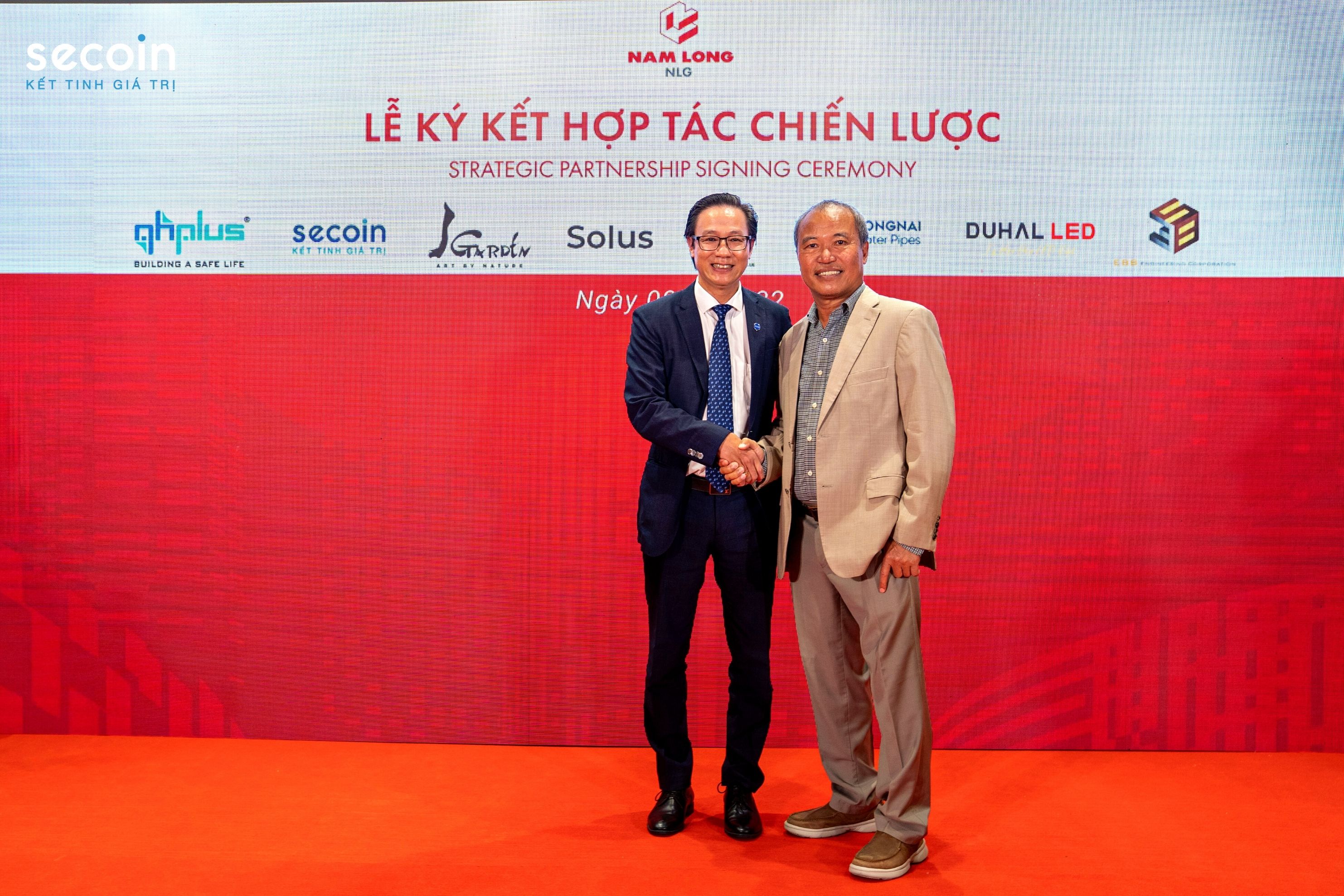 LỄ KÝ KẾT HỢP TÁC CHIẾN LƯỢC GIỮA SECOIN VÀ NAM LONG